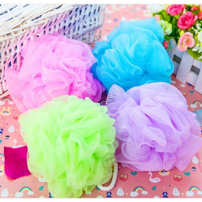 Jual DFANCCIE Bath Balls Spons Mandi Jaring Bath Shower Puff Penggosok ...