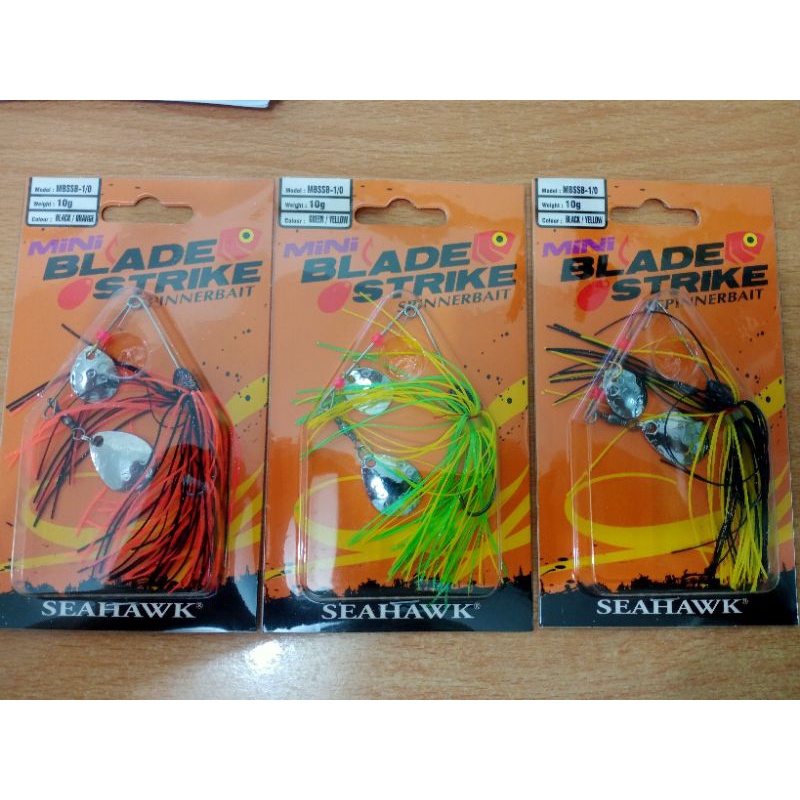 Jual Umpan Pancing Seahawk Spinner Mini Blade Strike 10g 1/0 | Shopee ...