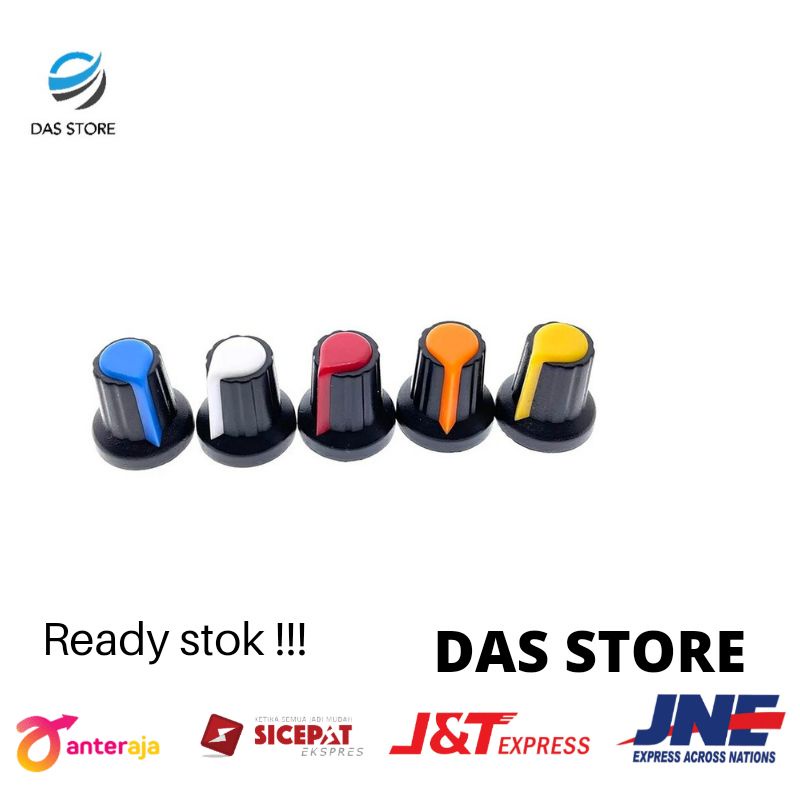 Jual knop knob potensio meter bulat berbagai warna | Shopee Indonesia