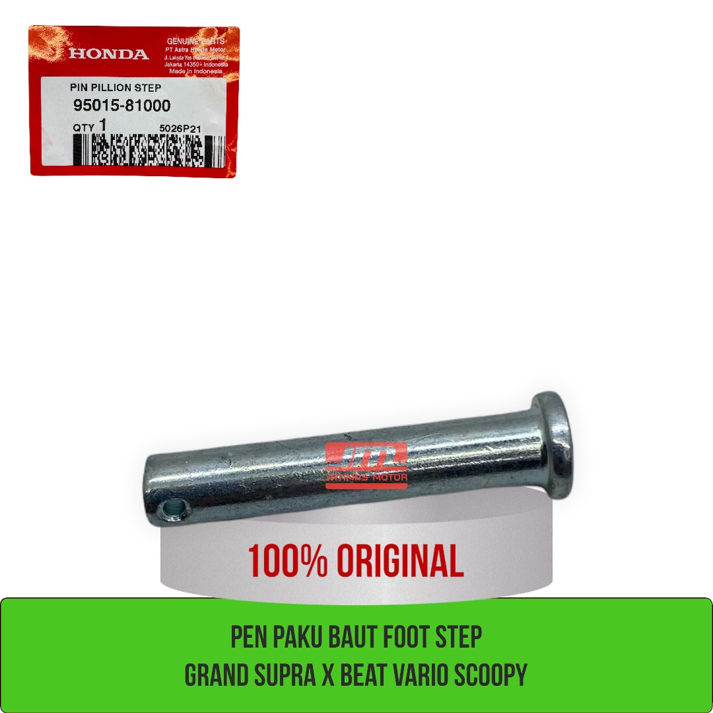 Jual Pen paku baut foot step gran supra x 100 beat scoopy vario 95015 ...