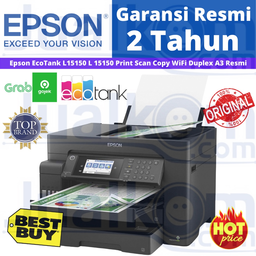 Jual Printer Epson EcoTank L15150 L 15150 A3 Print Scan Copy WiFi ...