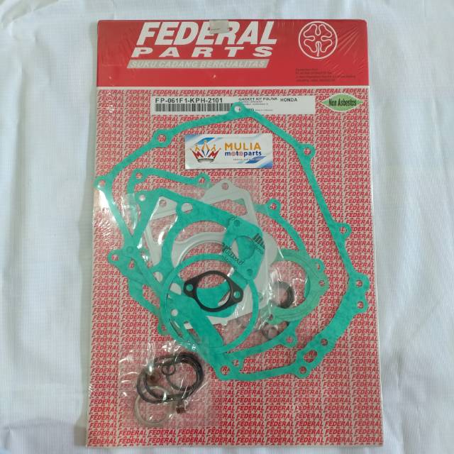 Jual FULLSET KHARISMA, SUPRA X 125 FEDERAL PARTS FP-061F1-KPH-2101 GASKET SET FP 061F1 KPH 2101 ...