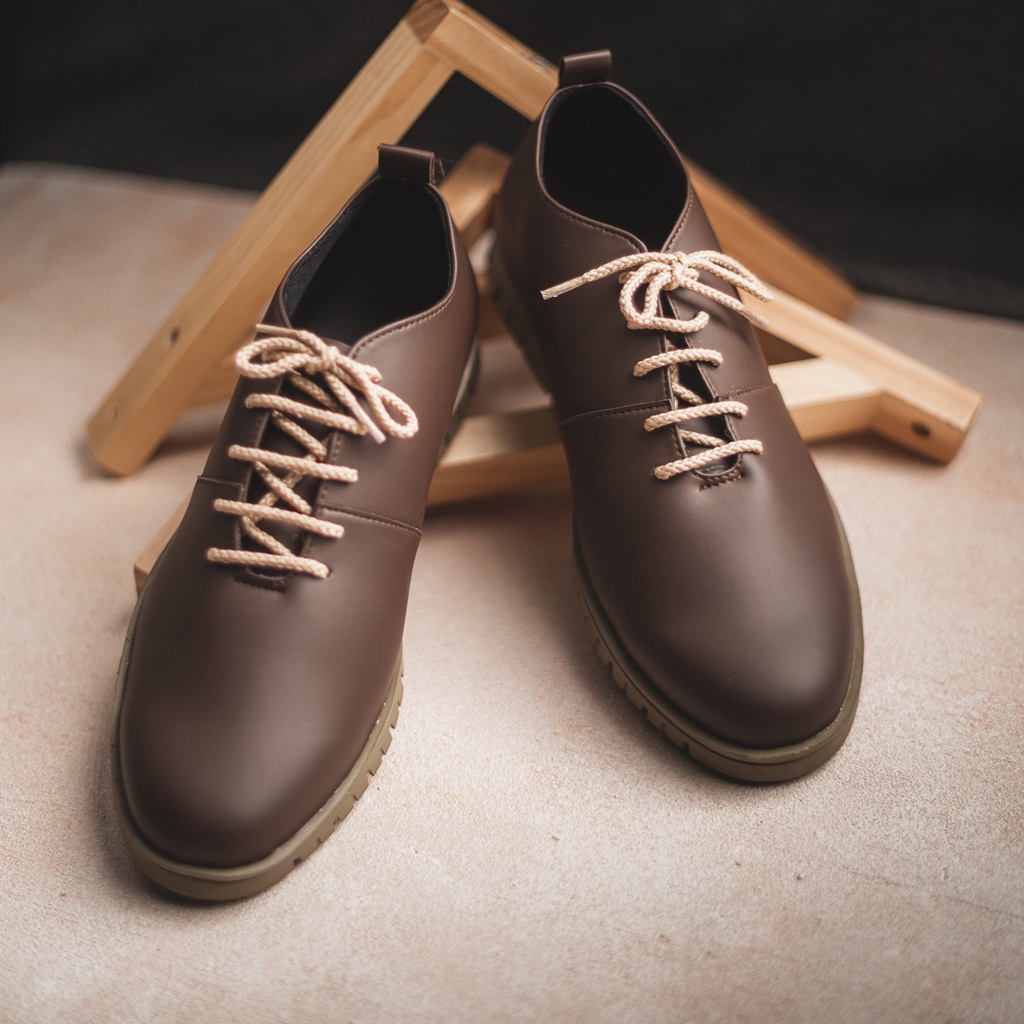 Jual PAULMAY - Sepatu Sneakers Pria Modena 27 Dark Brown | Shopee Indonesia