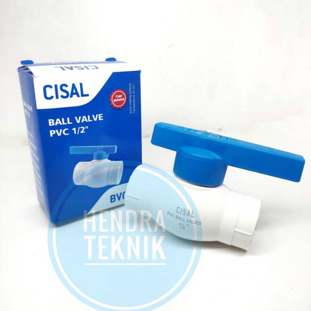 Jual BALLVALVE PVC 1/2" STOPKRAN PIPA PARALON 0.5 INCI BOLVALEP PLASTIK ...
