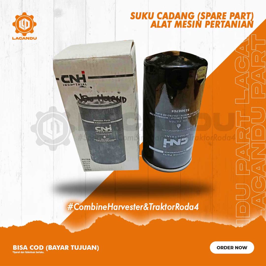 Jual FILTER OIL OLI MESIN TRAKTOR NEW HOLLAND TT 45 untuk TRAKTOR RODA ...