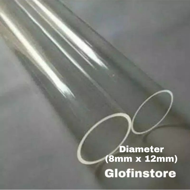 Jual Pipa Acrylic/Akrilik Diameter 8mm x 12mm Panjang 1meter | Shopee ...