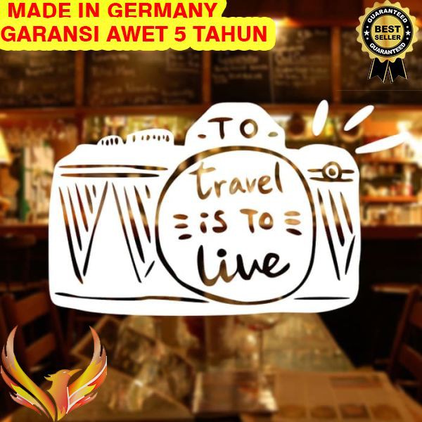Jual TERMURAH Stiker To Travel Dinding Kaca Kamar Tembok Wisata Tour ...