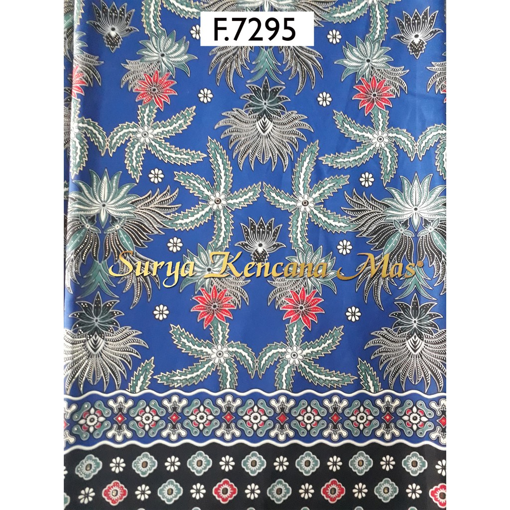 Jual Kain Batik Printing Sutra Halus Motif Bintang Laut F7295 | Shopee ...