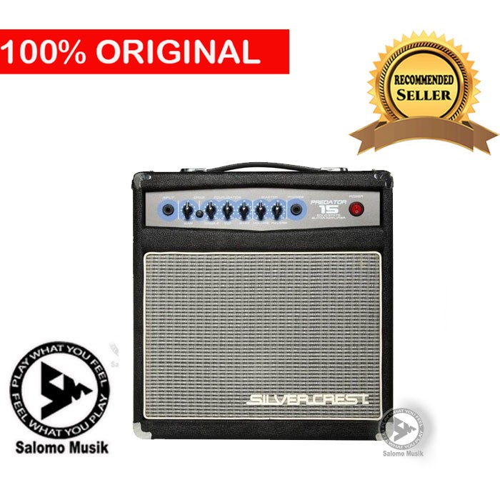 Jual Ampli Gitar Silver Crest Predator 15 GUITAR AMPLIFIER | Shopee ...