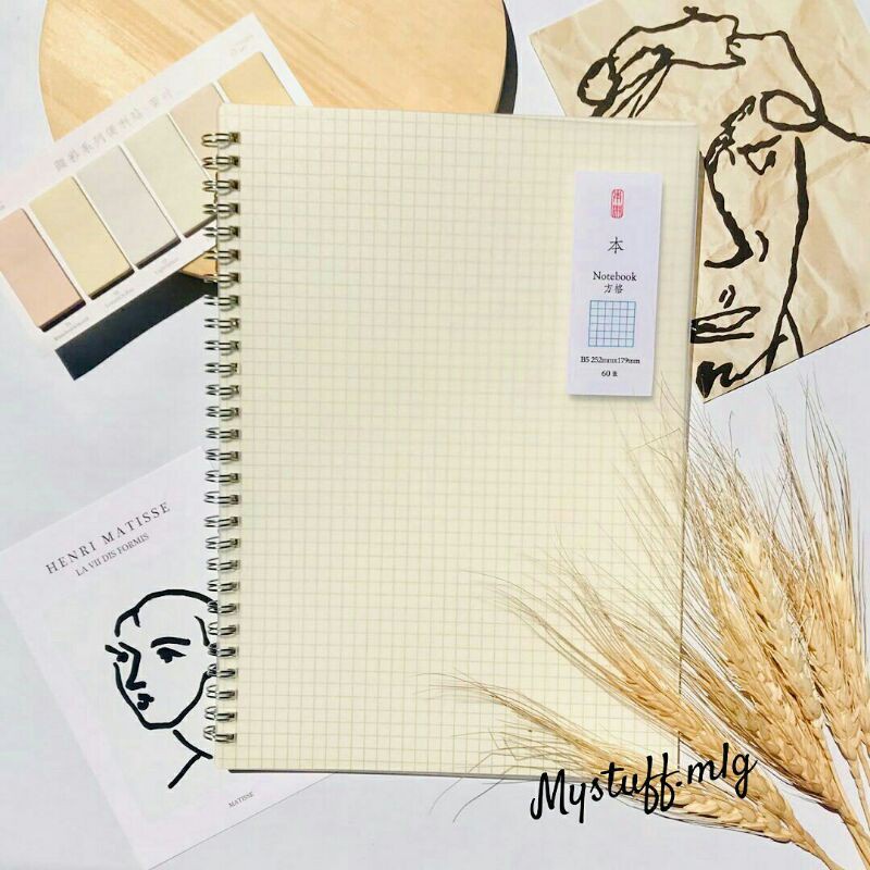 Jual NOTEBOOK RING A5 KOTAK/GARIS/ NOTEBOOK GRID & GARIS BUKU TULIS ...
