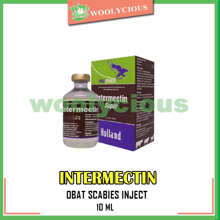 Jual intermectin injek 10 ml/obat jamur kelinci,guinea pig | Shopee ...