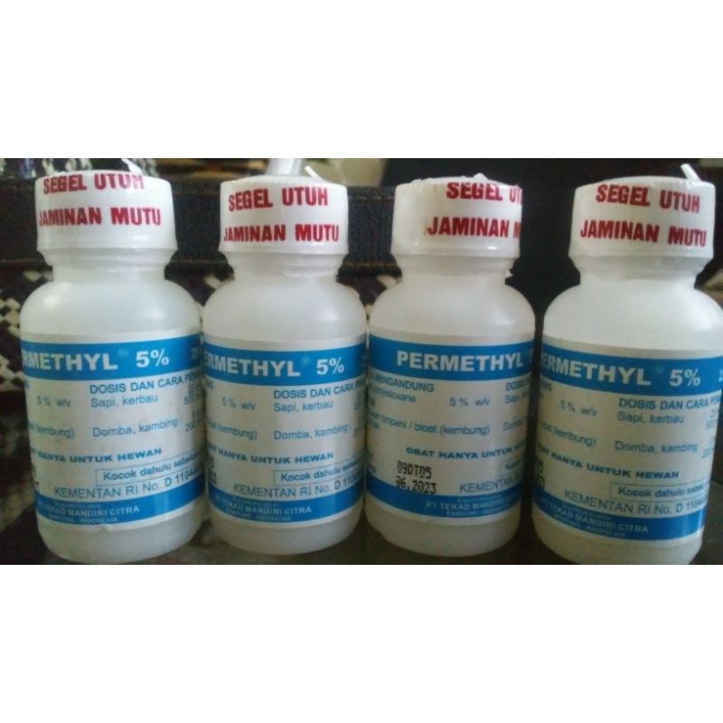 Jual obat kembung kelinci & hewan lainnya Permethyl 5% - isi 25ml ...