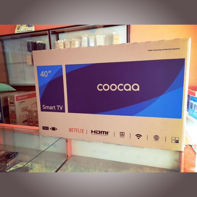 Jual TV Led Smart Coocaa android tv 40in seri 40TB7000 garansi resmi ...