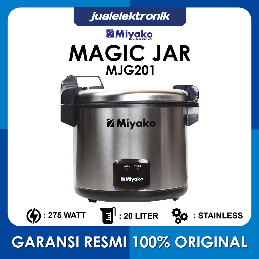 Jual Miyako Magic Jar 20 Liter 275 Watt MJG201 - MJG-201 20 Liter 275 ...