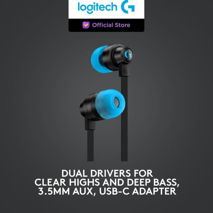 Jual HARGA MENARIK ! Terbaik Logitech G333 G-333 VR Gaming Earphones ...