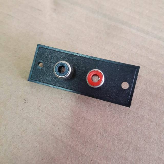 Jual Contra rca stereo 2 lubang merah dan hitam | Shopee Indonesia
