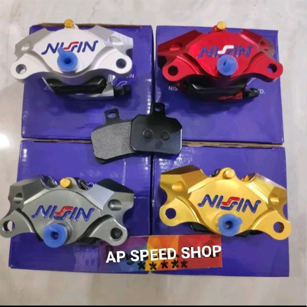 Jual kaliper nissin 2 piston original thailand free kampas caliper ni | Shopee Indonesia