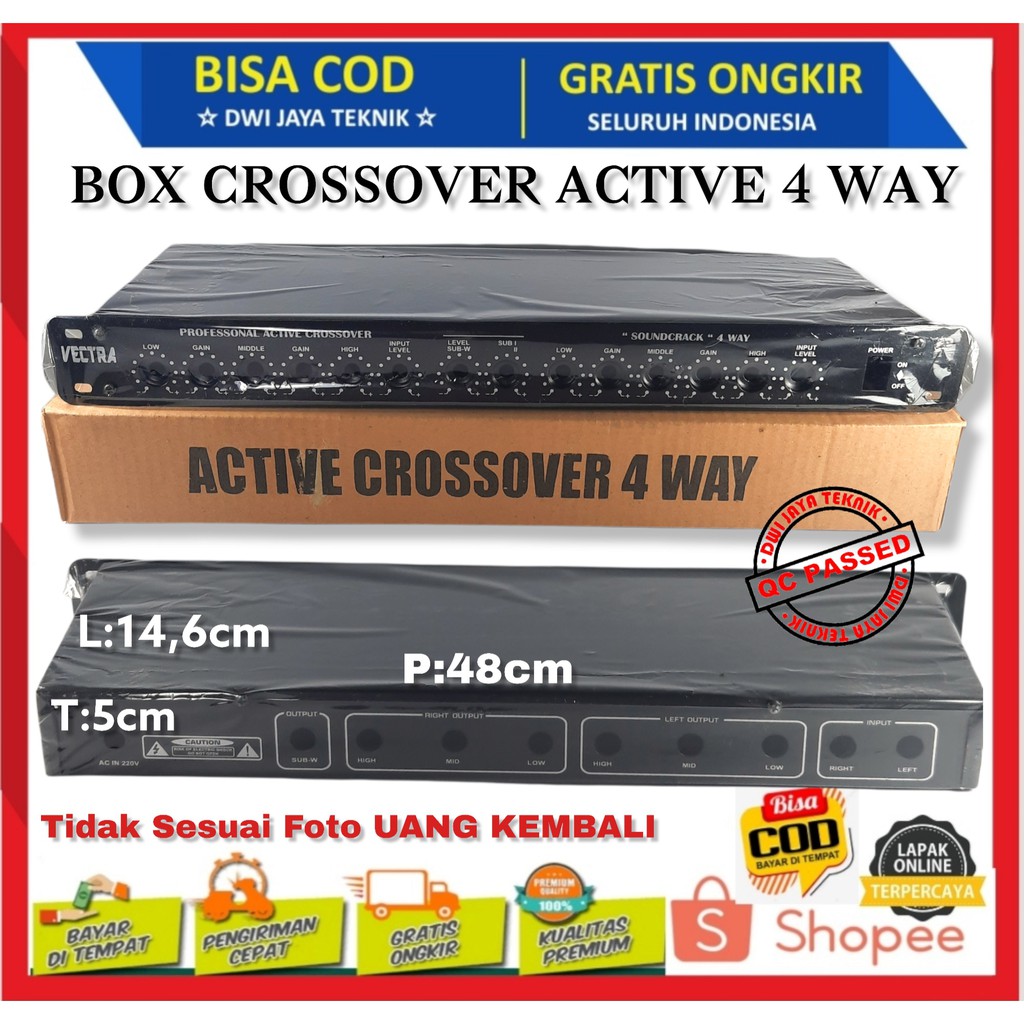 Jual BOX CROSSOVER AKTIVE 4 WAY box krosever aktif 4 way VECTRA | Shopee Indonesia