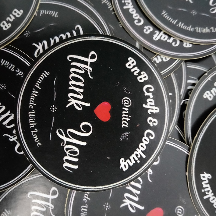 Jual Stiker Glossy Bontaq Potong Bulat 10 cm | Shopee Indonesia