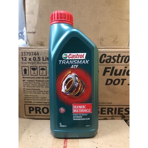 Jual OLI TRANSMISI MATIC CASTROL TRANSMAX ATF ORI DAN TERMURAH | Shopee ...