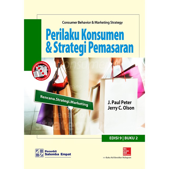 Jual Buku Perilaku Konsumen Dan Strategi Pemasaran Buku 2 Edisi 9 - J. Paul Peter, Jerry C ...