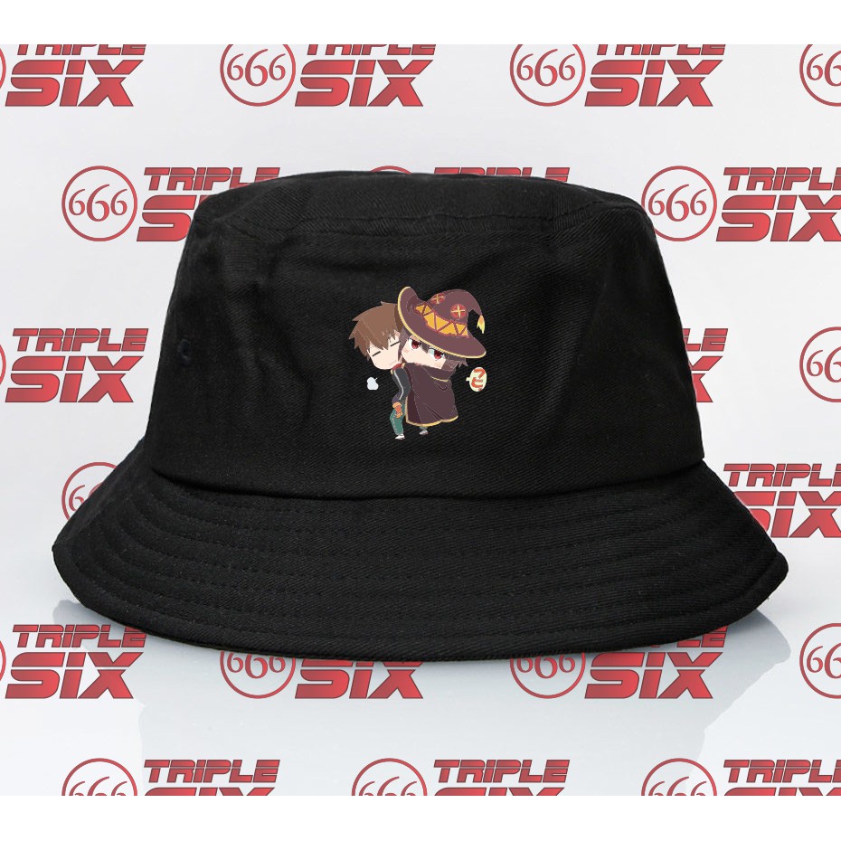 Jual Topi Bucket Anime konosuba Megumin Satou chibi | Shopee Indonesia