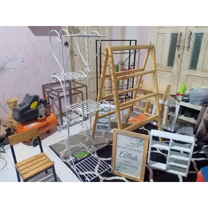 Jual ladder tangga kerudung ex palet jati Belanda murah | Shopee Indonesia
