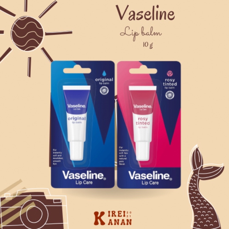 Jual vaseline lip balm lip care original rosy tinted 10 g pelembab bibir | Shopee Indonesia