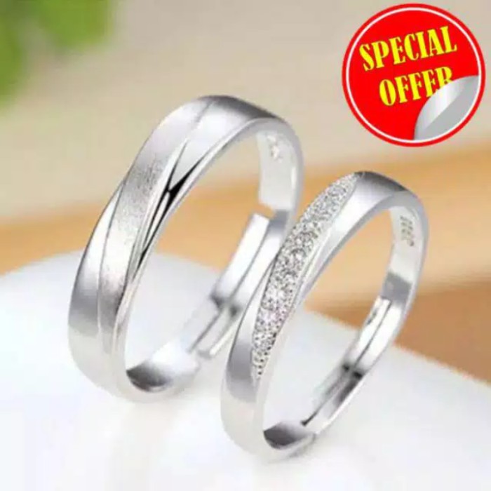 Jual Cincin Kawin Perak, Couple, Nikah, Pasangan, Perhiasan No.417 ...