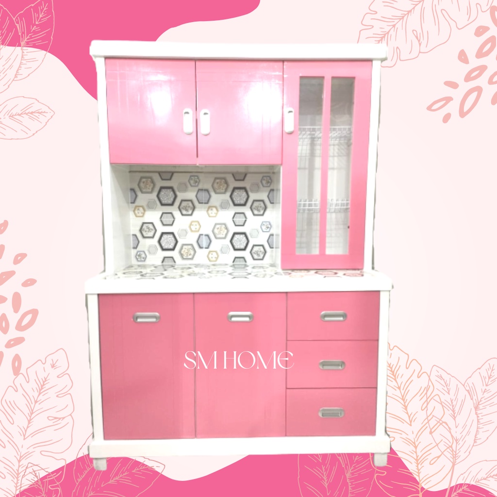 Jual RAK SAYUR 3 PINTU MIINIMALIS/ RAK PIRING/ RAK DAPUR/ LEMARI DAPUR ...