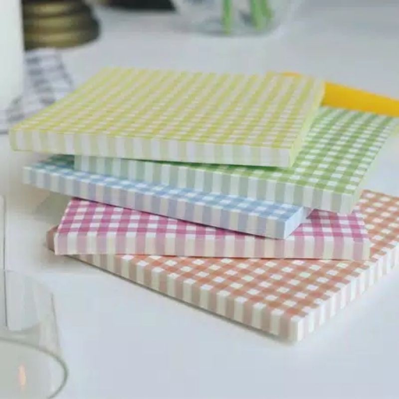 Jual MEMOPAD MOTIF KOTAK PAID PATTERN MURAH | Shopee Indonesia
