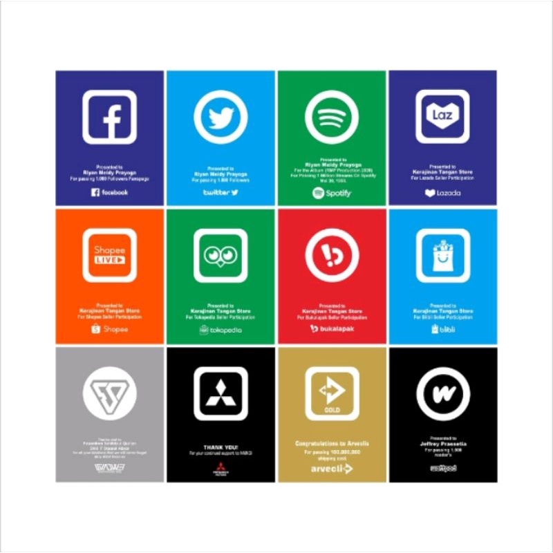 Jual Produk Custom Play Button sosial media | Shopee Indonesia