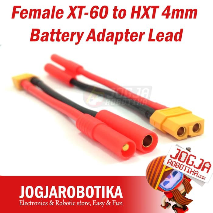 Jual FEMALE XT-60 TO HXT FM D-67 4MM BATTERY ADAPTER LEAD | Shopee ...