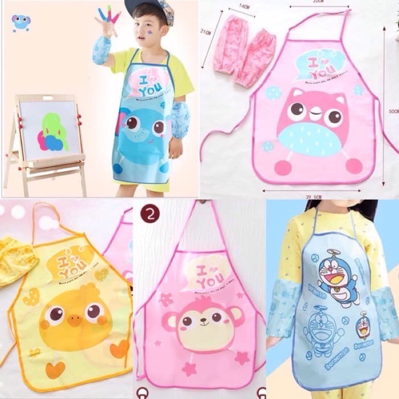 Jual Celemek Masak Melukis Anak - Kids Cooking Apron - Celemek Anak ...