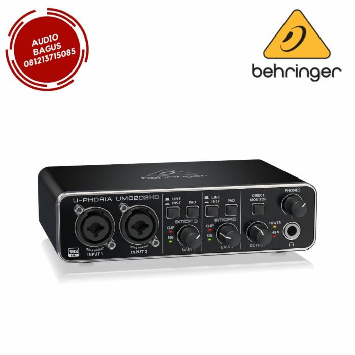 Jual Behringer Umc202Hd ( Umc 202 Hd ) Soundcard With Midas Preamp ...