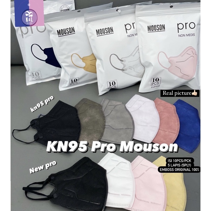 Jual MASKER KN95 PRO MOUSON ISI 10pcs | Shopee Indonesia