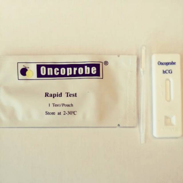Jual Alat Tes Kehamilan Pregnancy HCG Rapid Test Pack - Oncoprobe ...
