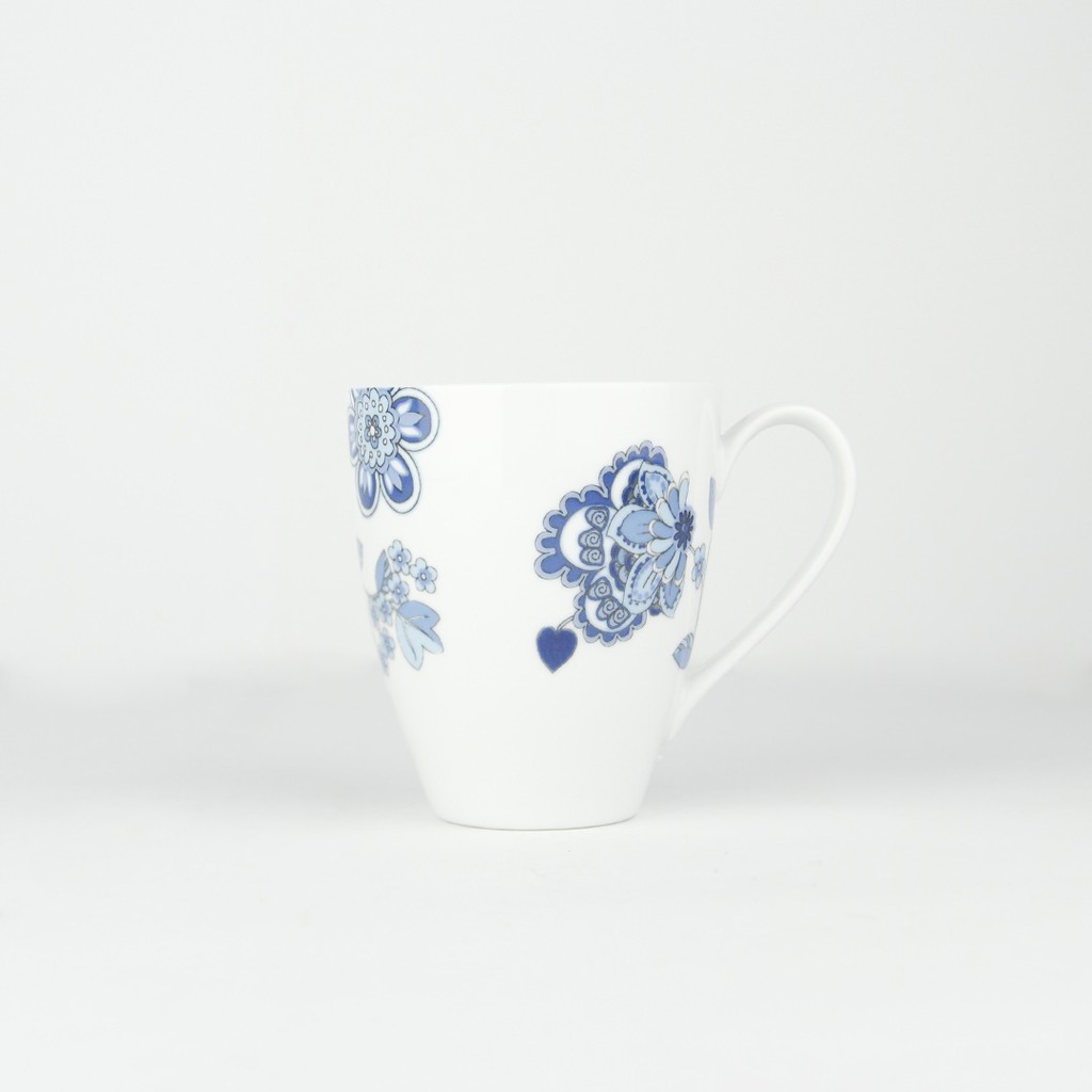 Jual ZEN Mug Batik Floral - Biru 335 ml | Shopee Indonesia