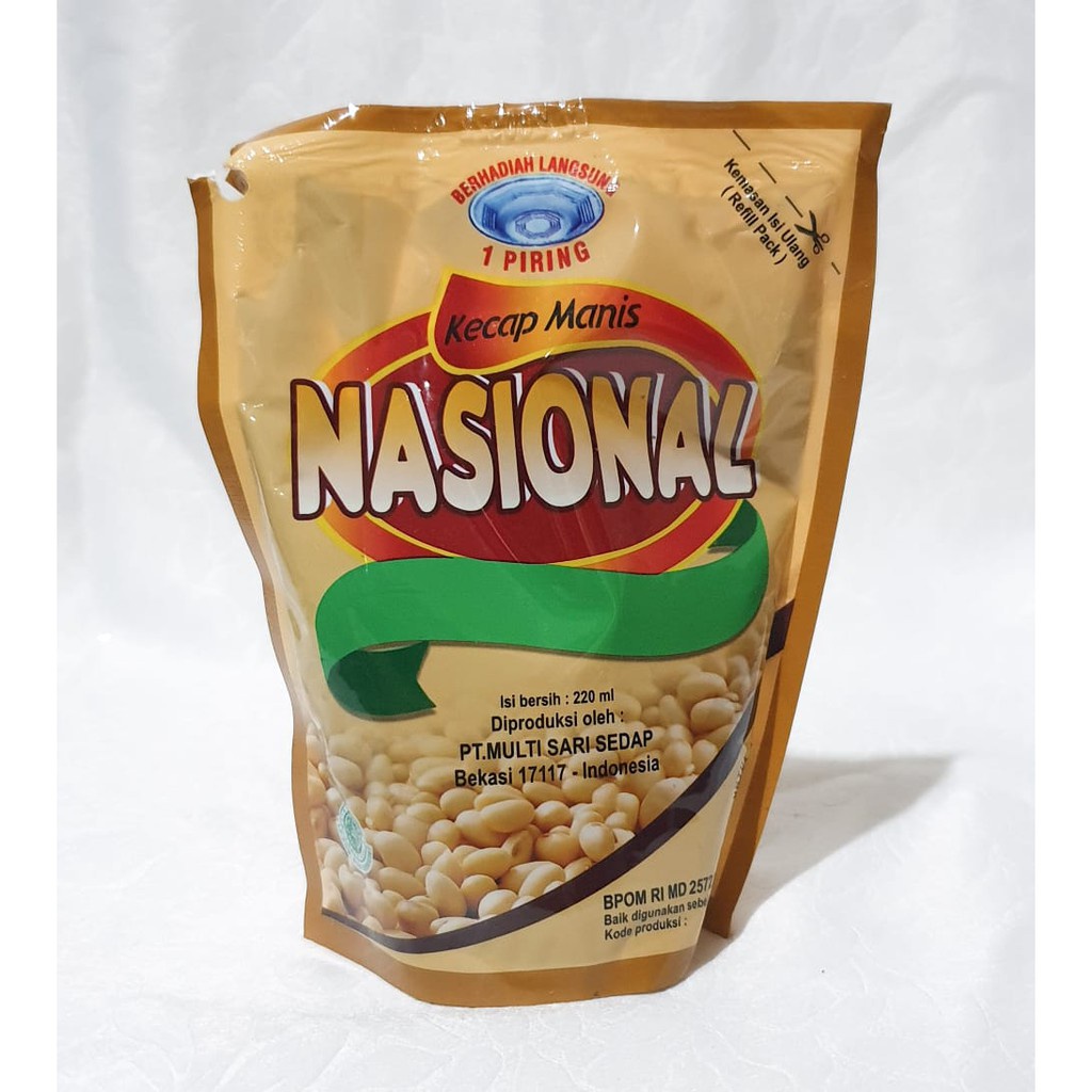 Jual NASIONAL PREMIUM KECAP MANIS 225ML | Shopee Indonesia