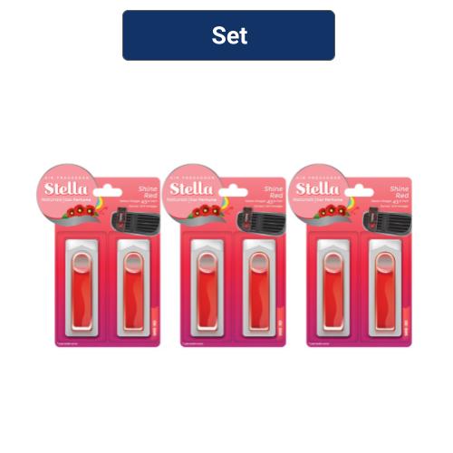 Jual (Bundle) Stella car parfume refill (cv) shine 8 ml | Shopee Indonesia