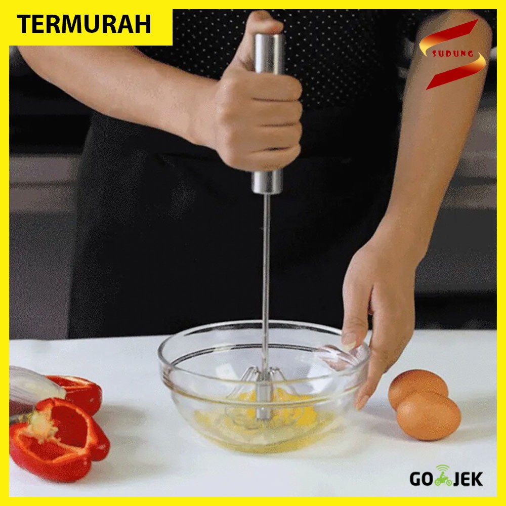 Jual Kocokan Telur Pengocok Telur Manual Egg Whisk Stainless Steel ...