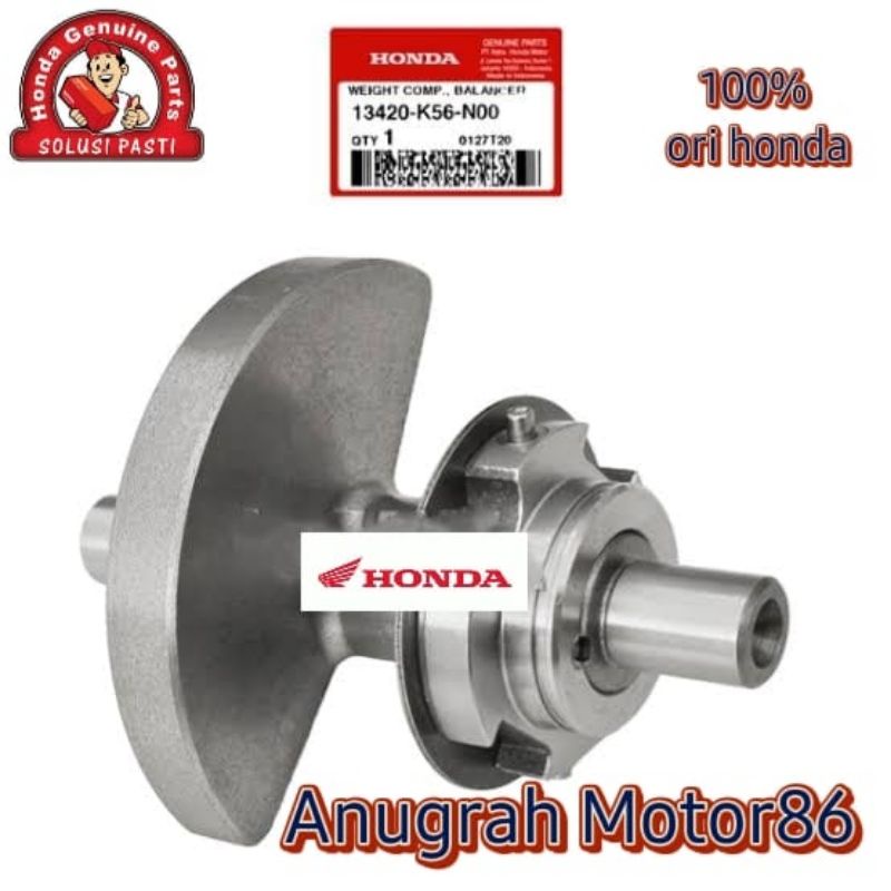 Jual 13420-K56-N00 weight comp balancer sonic supra GTR CB CBR 150 led ...