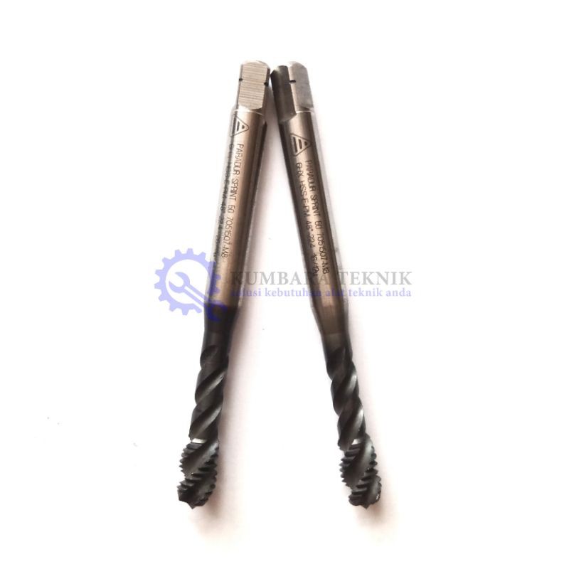 Jual TAP SPIRAL M8 x 1.25 HAND TAP M8 x 1.25 UNTUK BAUT KUNCI 12 HSS-E | Shopee Indonesia