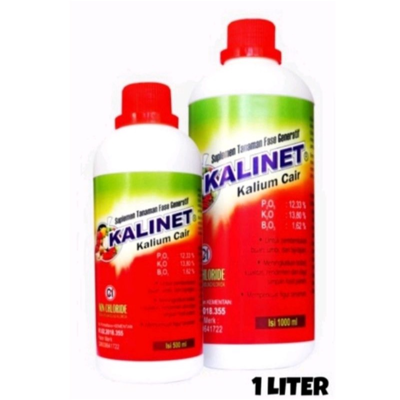 Jual KALINET (pupuk buah dan bunga) KALIUM CAIR ORIGINAL 100% KEMASAN 1 ...