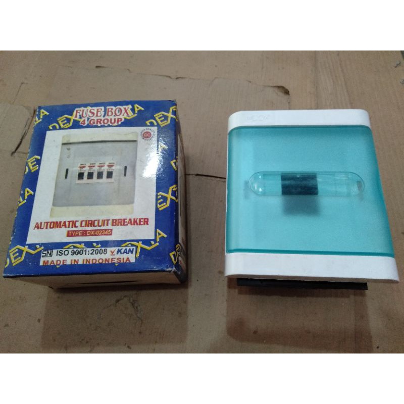 Jual Box/ kotak/ tempat MCB 4 lubang 4/ isi 4/ 4 group Biasa Tutup ...