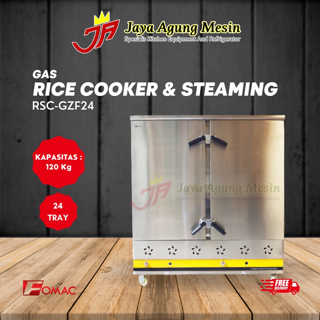 Jual Mesin penanak nasi / Rice Steaming Cart Fomac RSC-GZF24 | Shopee Indonesia