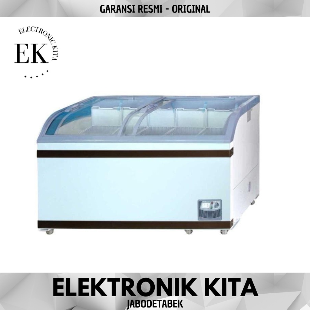 Jual CHEST FREEZER GEA 700 LITER KACA MELENGKUNG SD700 FREEZER BOX ICE CREAM DAGING BEKU FROZEN ...