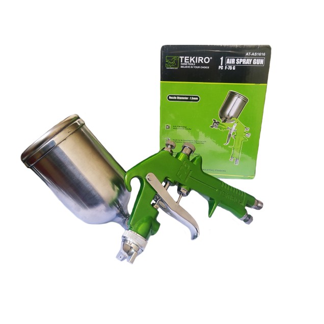 Jual TEKIRO Spray Gun F75G F 75 G Tabung Atas / Alat Semprot Cat / Air ...