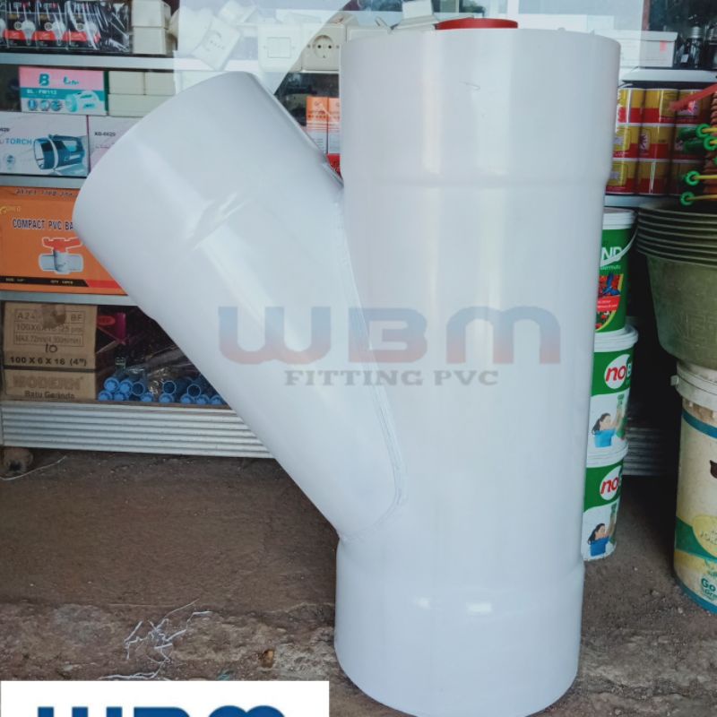 Jual fitting pvc tee Y 12 x 12 inch D | Shopee Indonesia