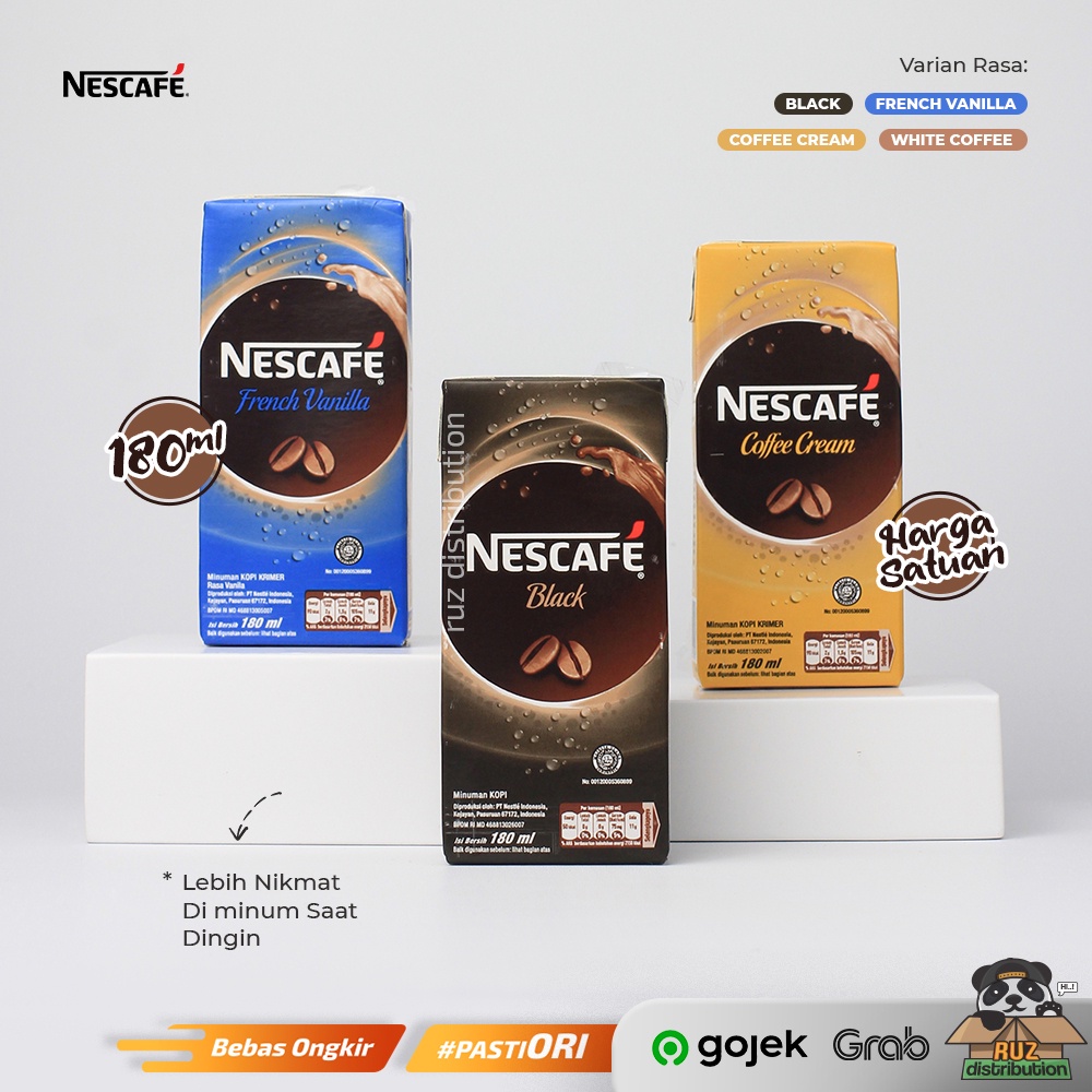 Jual NESCAFE UHT 180ml - Kopi Instan Nescafe UHT Satuan 180 ml | Shopee ...